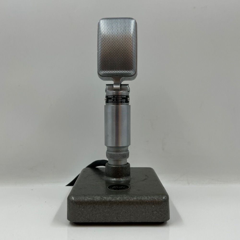 Pre-owned RESLO RIBBON MICROPHONE 30/50 OHMS STAND AND 5M LEAD - Own4Less